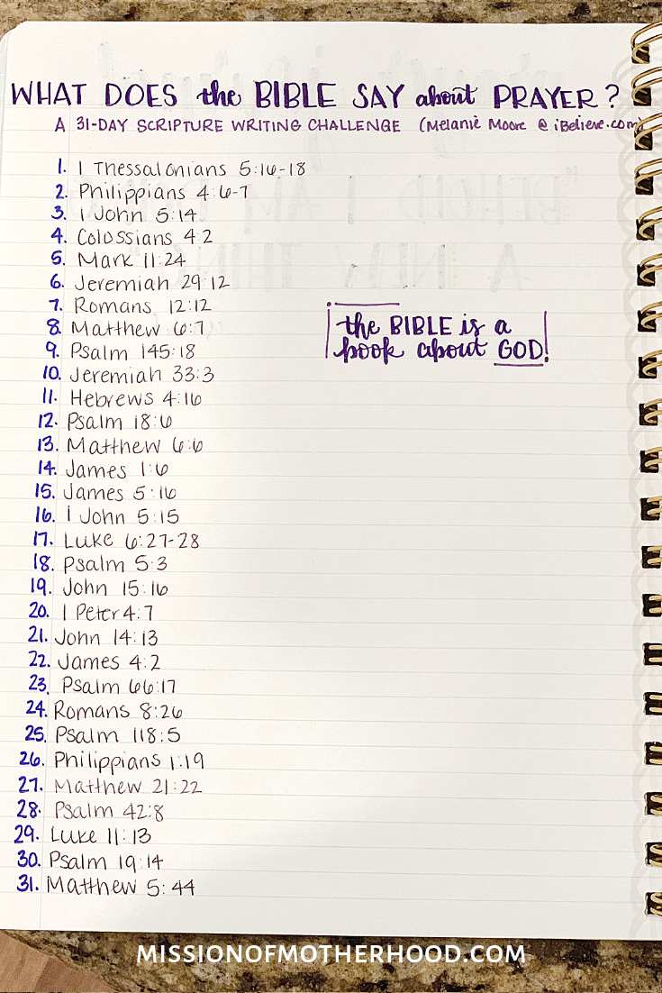 Prayer Journal Mission Of Motherhood